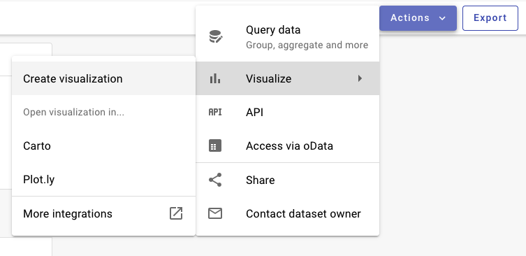 Visualization Drill Downs – Data & Insights Client Center