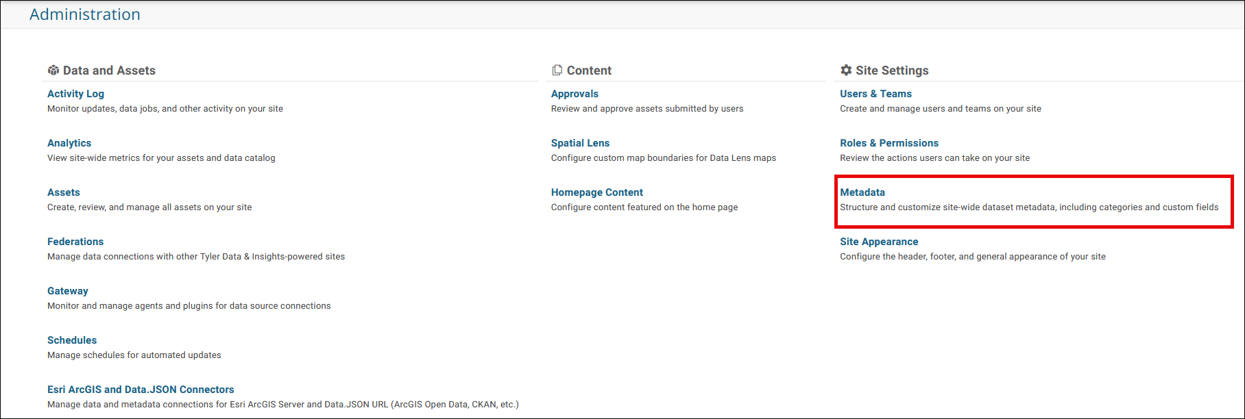 How to Create Custom Catalog Filters – Data & Insights Client Center
